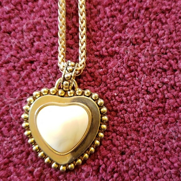 Jewelry | Vintage Large Heart Necklace | Poshmark